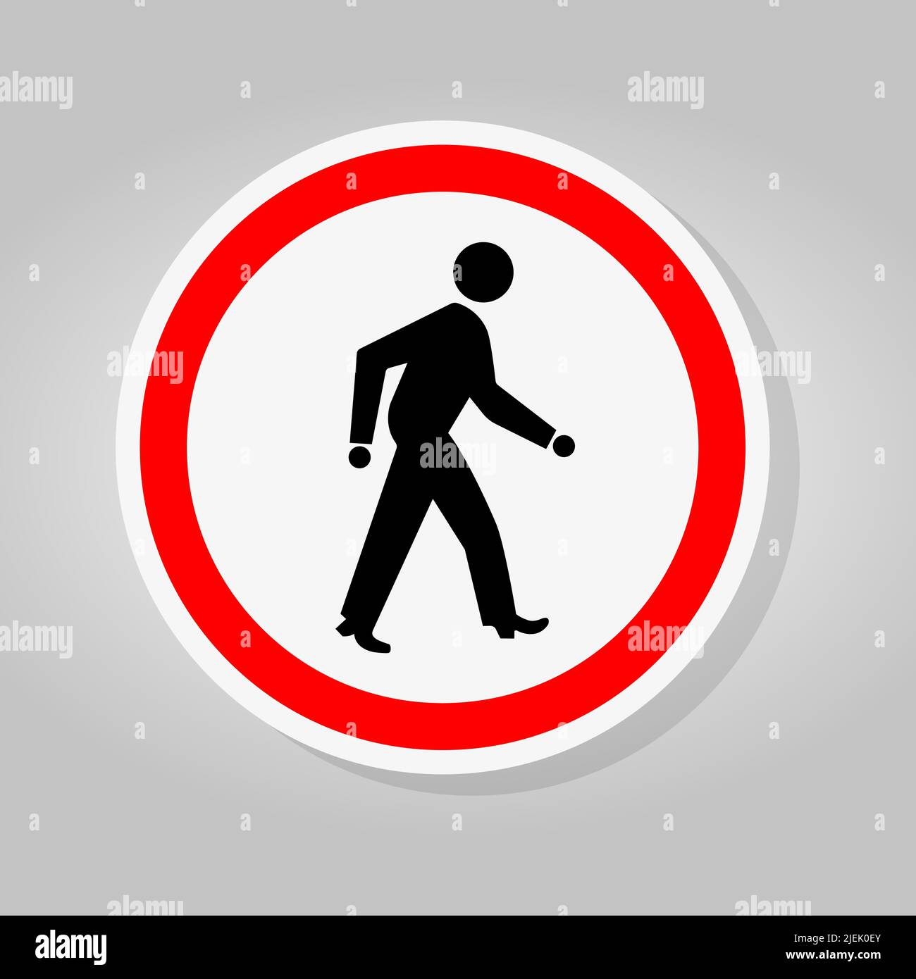 Pedestrian Crossing Road Sign Isolate On White Background,Vector ...