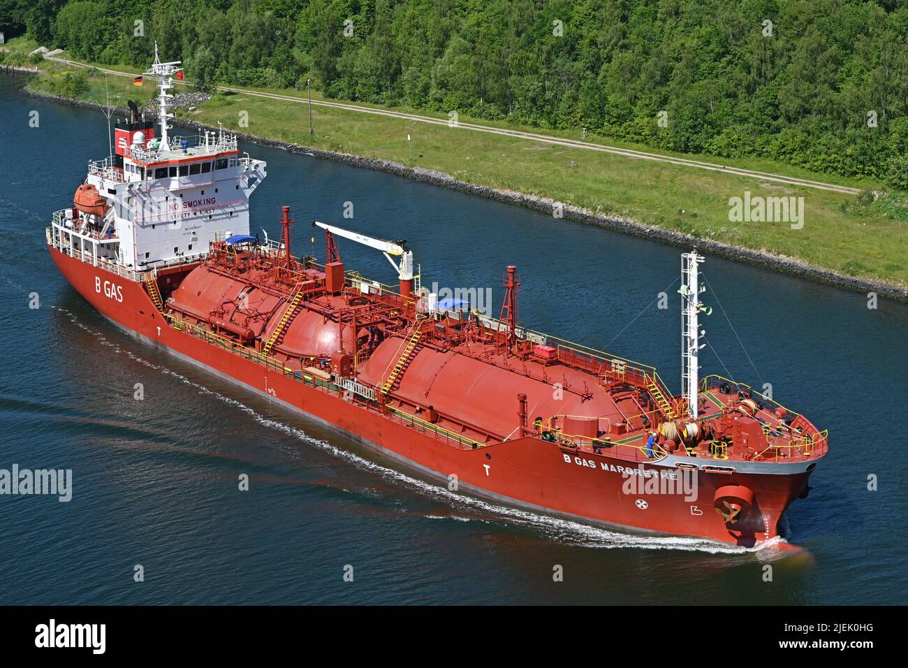 LPG Tanker B GAS MARGRETHE Stock Photo - Alamy