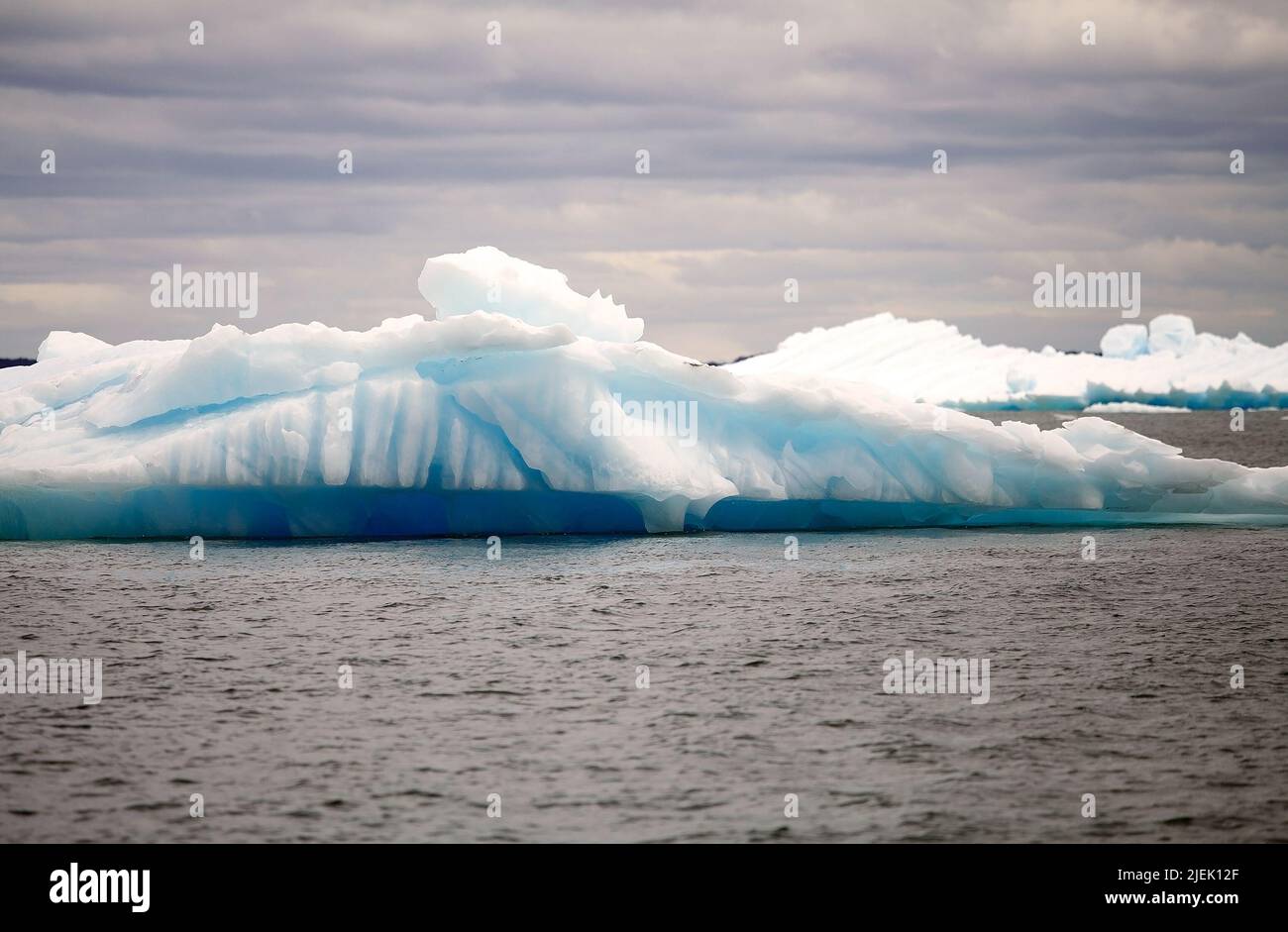 Iceberg at the San Rafael Lagoon, Patagonia Chile. The lagoon is ...