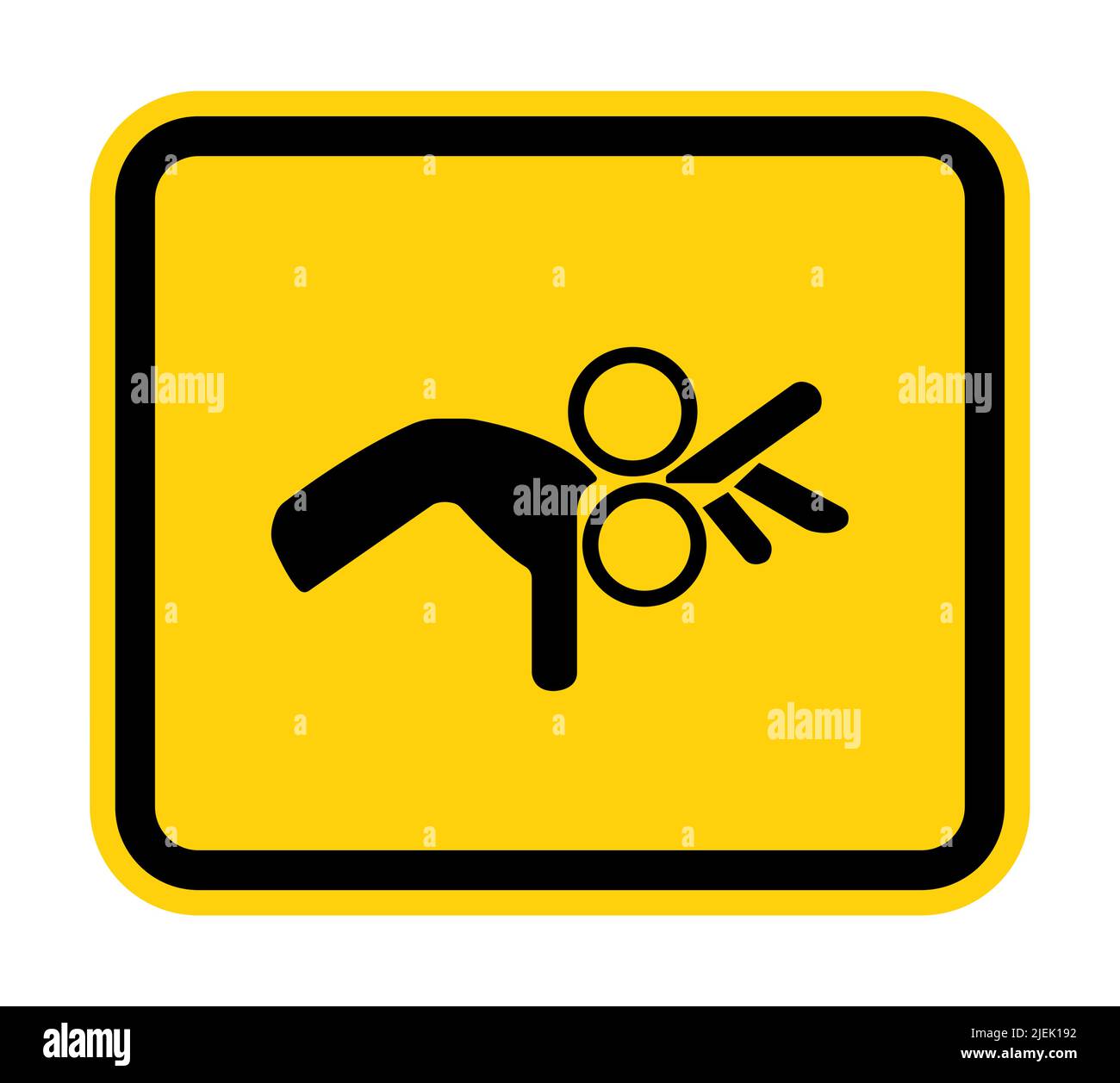 Beware Roller Symbol Sign Isolate On White Background,Vector ...