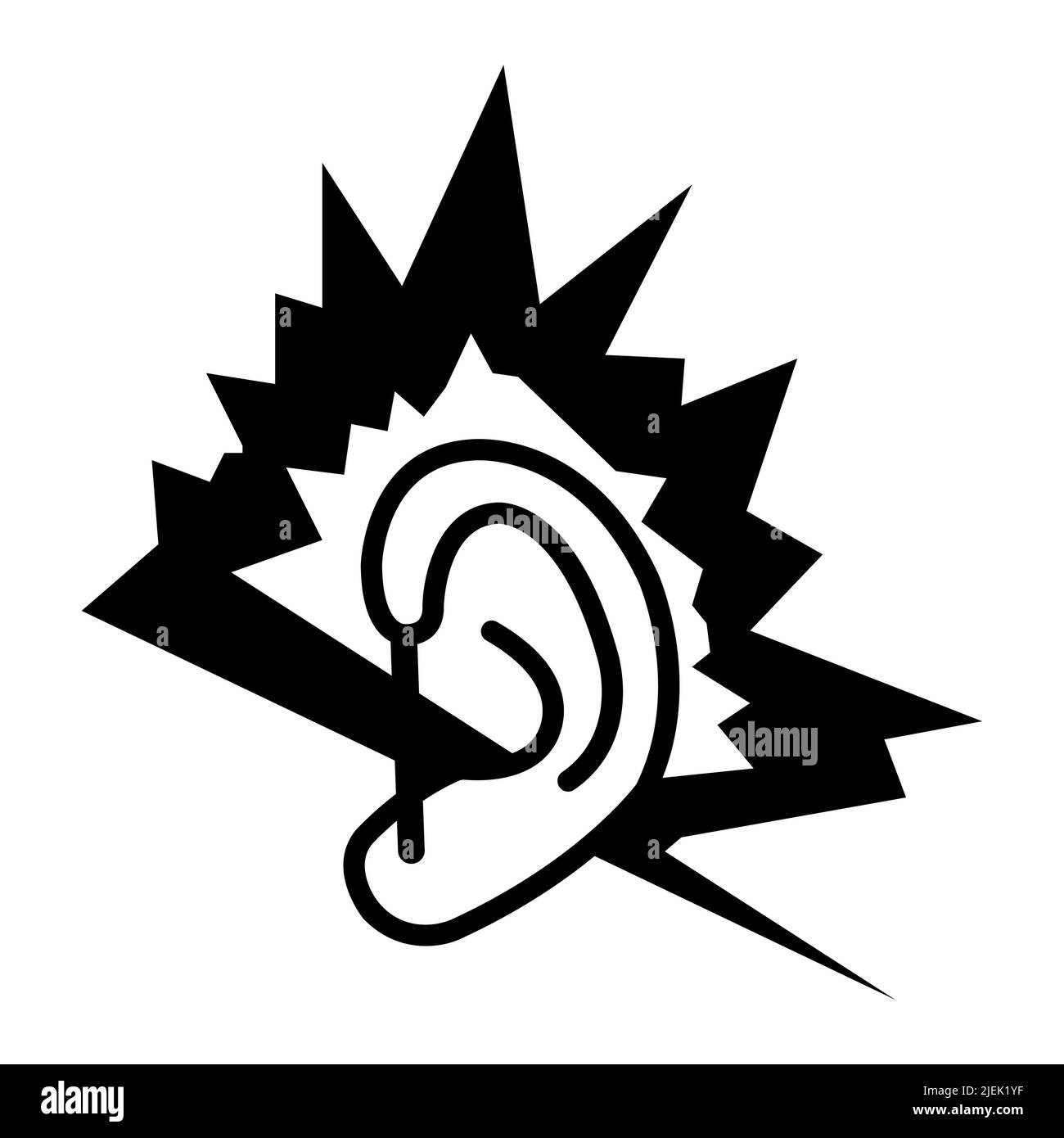 Noise Symbol Sign Isolate On White Background Stock Vector Image & Art ...