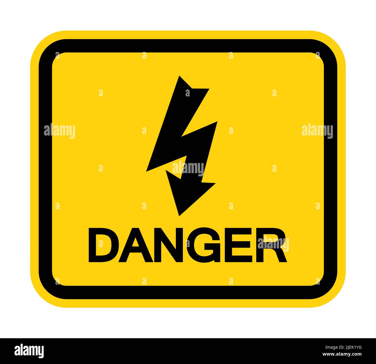 High Voltage Symbol Sign Isolate On White Background,Vector ...