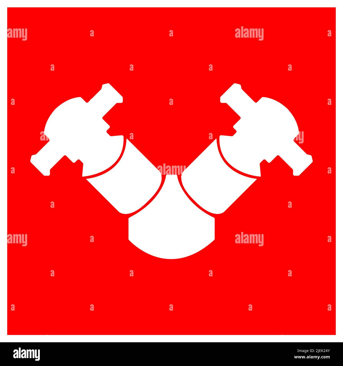 Fire Hydrant Symbol Sign Isolate On White Background,Vector ...