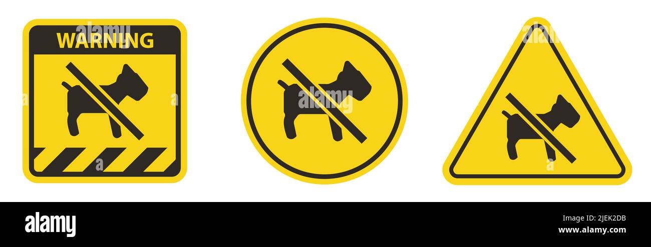 No dogs allowed sign Stock Vector Images - Alamy