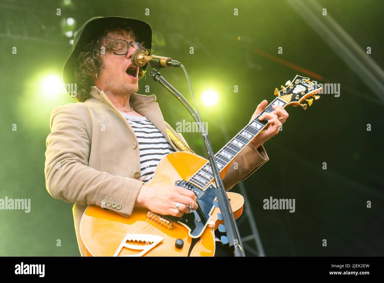 Bergen, Norway. 14th, June 2022. The Norwegian singer, songwriter and ...