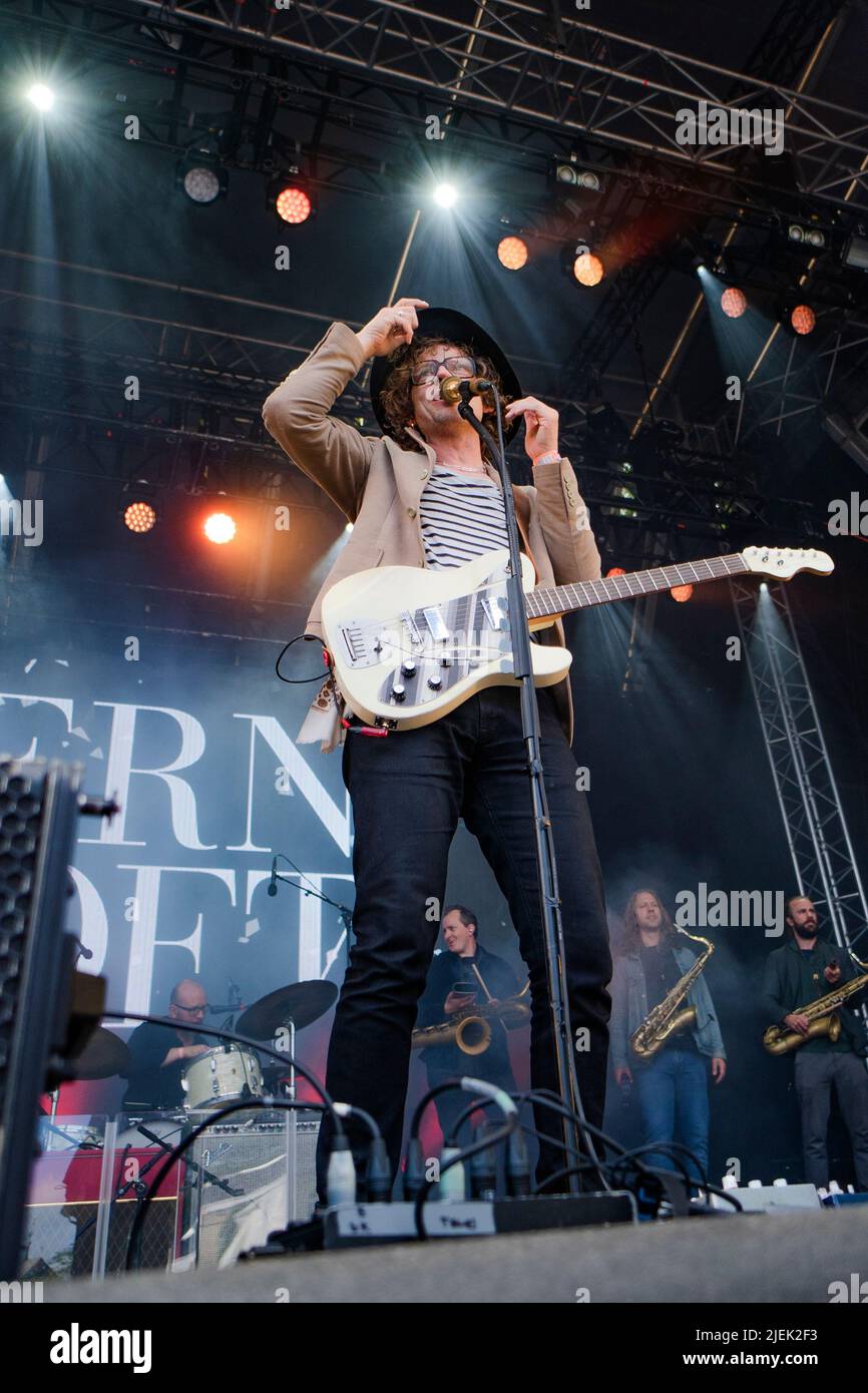 Bergen, Norway. 14th, June 2022. The Norwegian singer, songwriter and ...