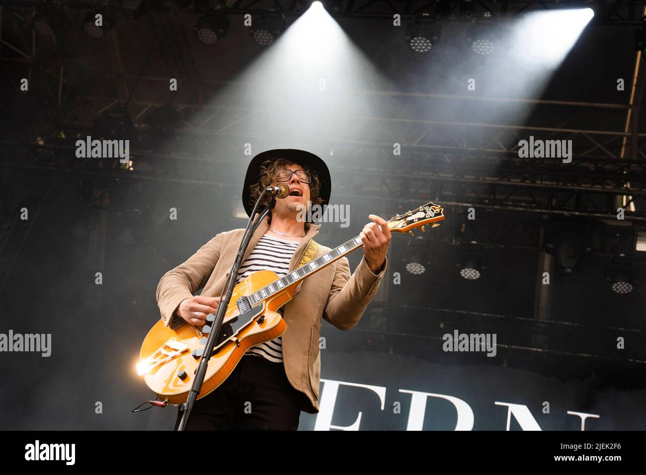 Bergen, Norway. 14th, June 2022. The Norwegian singer, songwriter and ...