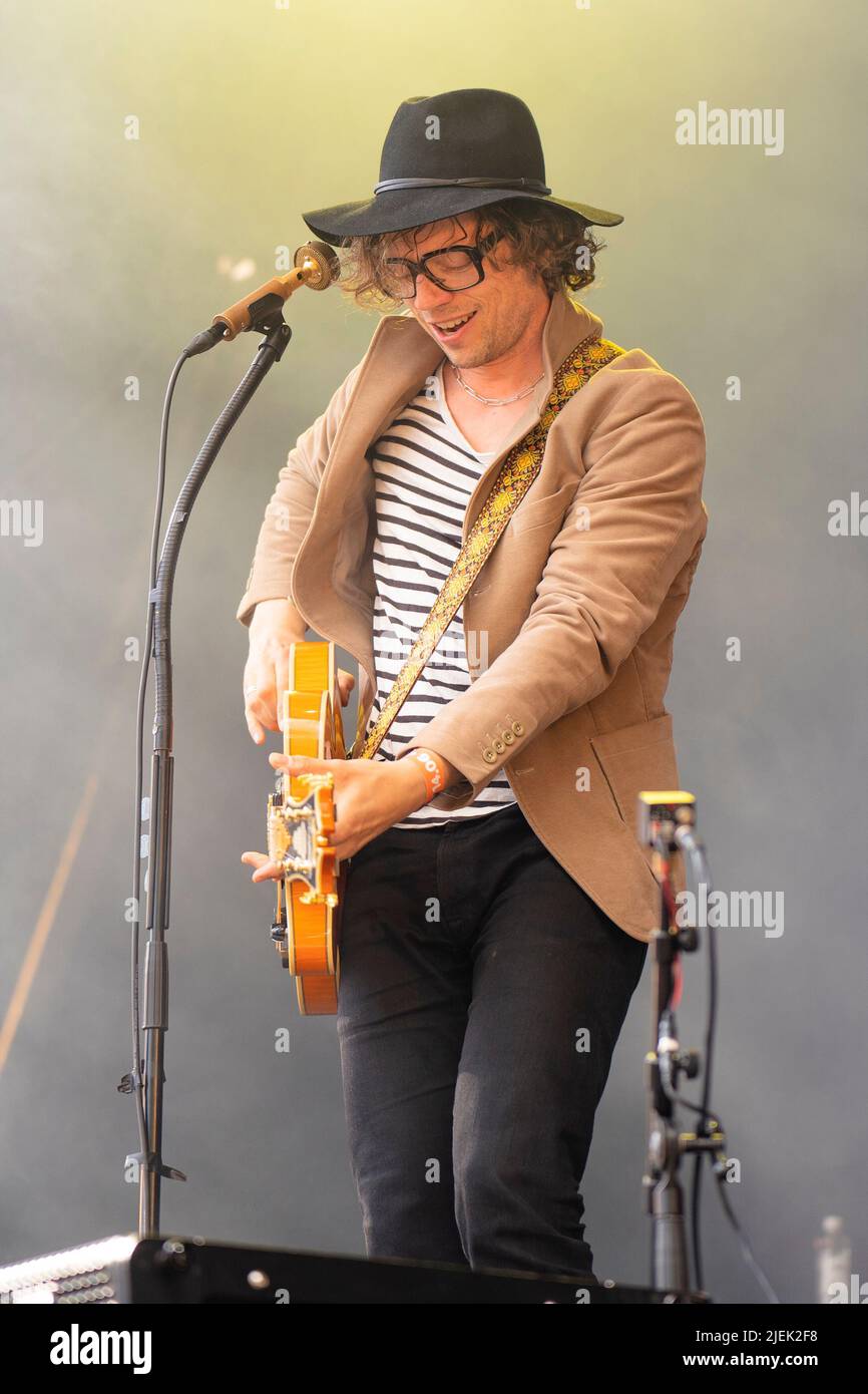 Bergen, Norway. 14th, June 2022. The Norwegian singer, songwriter and ...