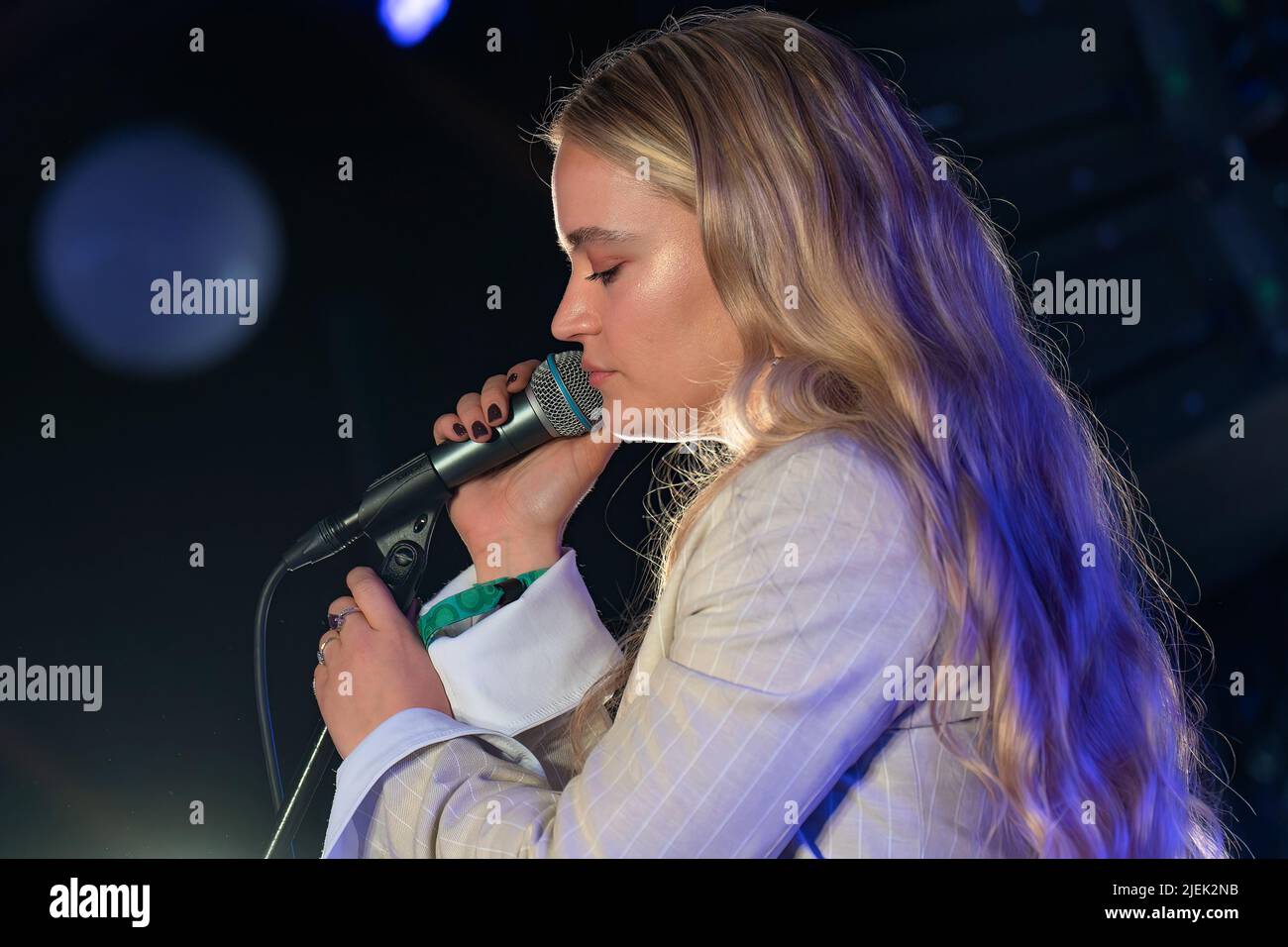 Bergen, Norway. 14th, June 2022. The British singer Charlotte Jane ...