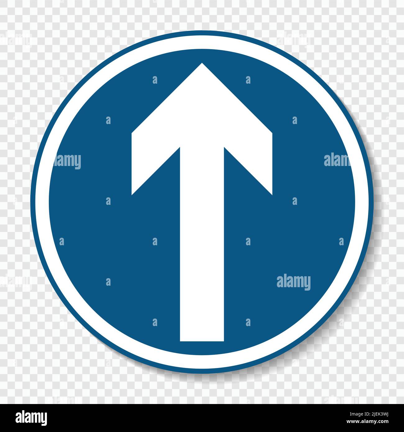 Symbol Ahead only sign on transparent background,vector illustration ...