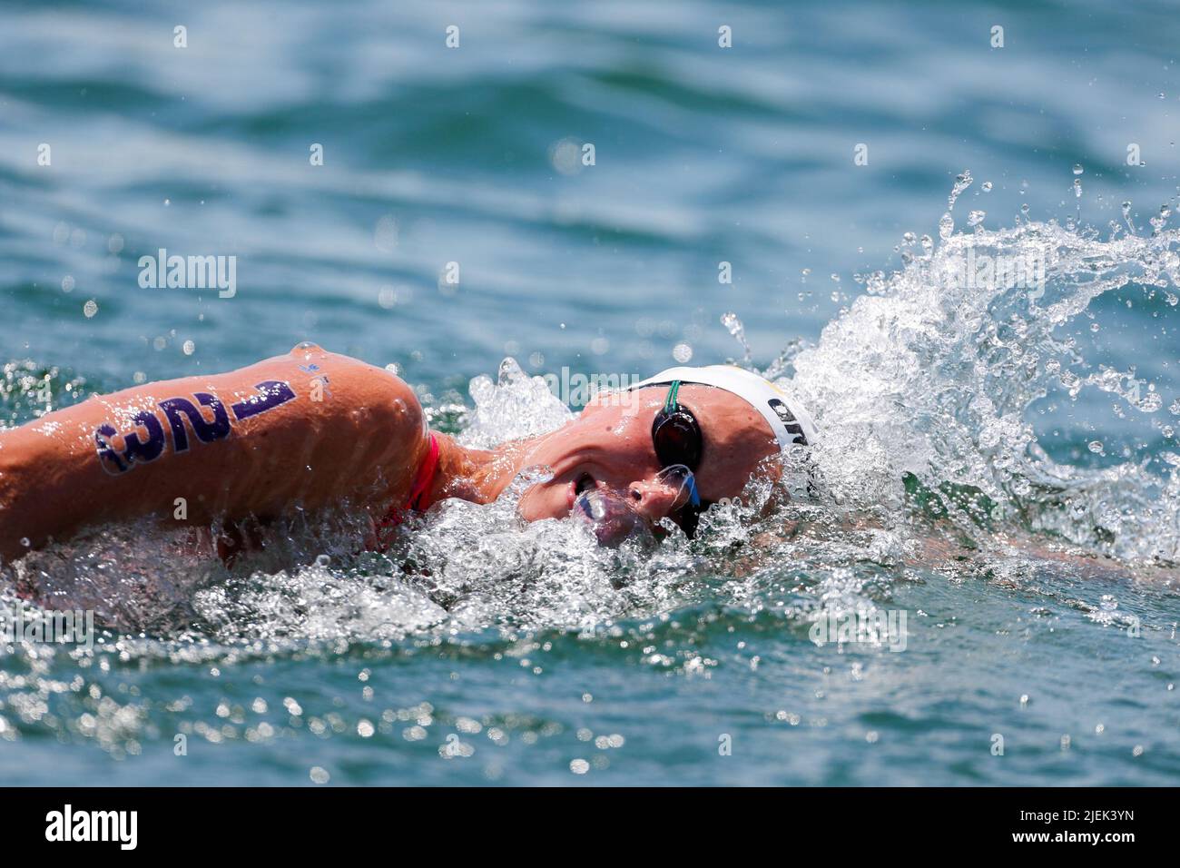 BUDAPEST, HUNGARY - JUNE 27: Leonie Beck of Germany competing at the ...
