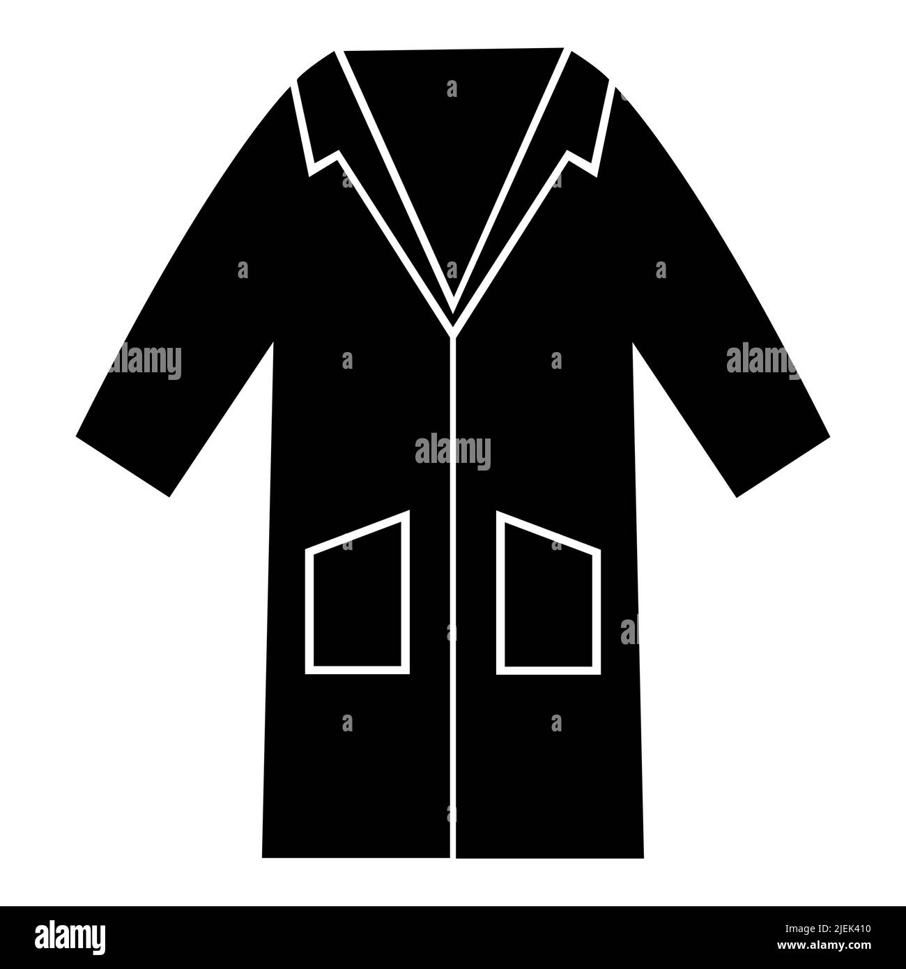 PPE Icon.Wear Smock Symbol Sign Isolate On White Background,Vector ...