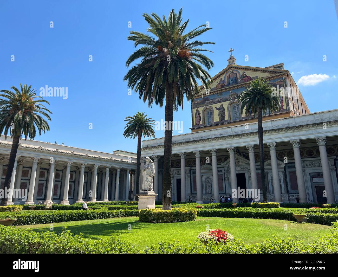 The Basilica of Saint Paul, Rome Stock Photo - Alamy
