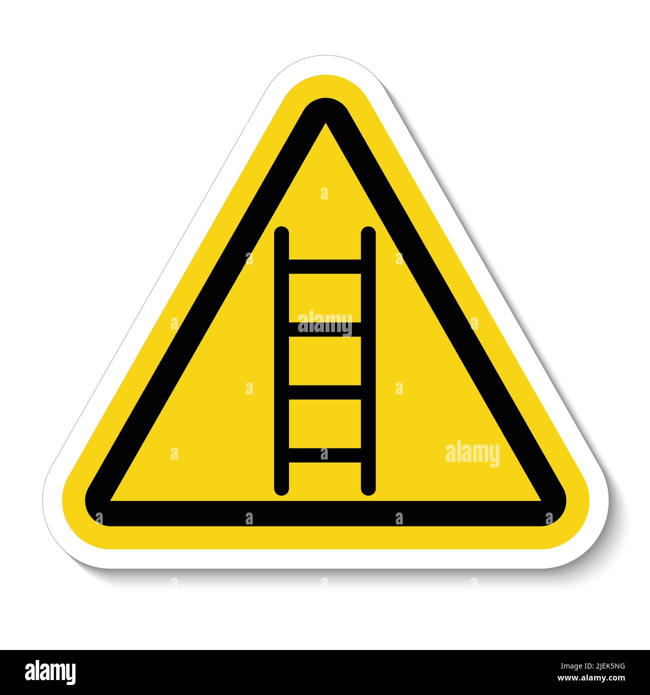 Do Not Use Ladders Symbol Stock Vector Image & Art - Alamy