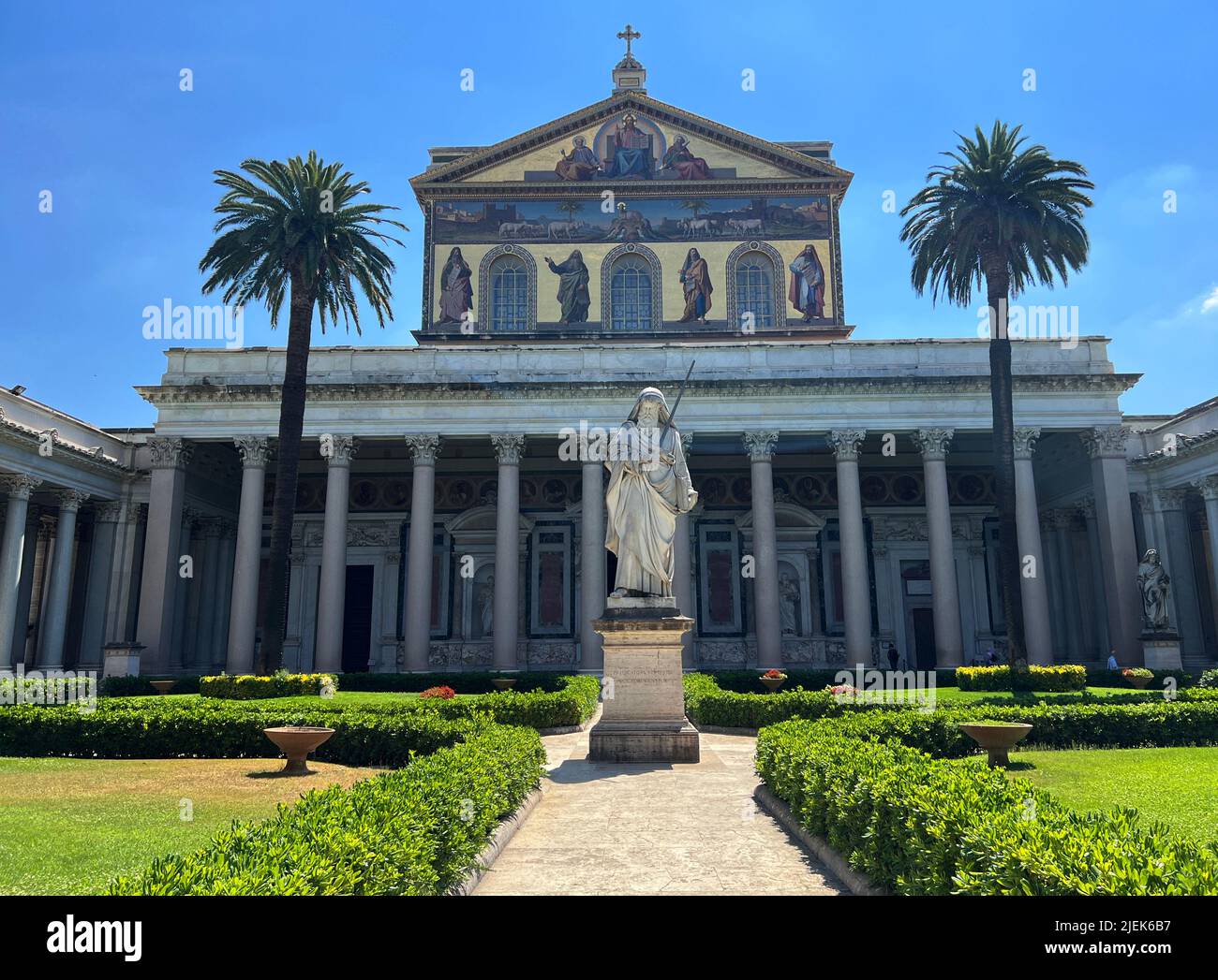 The Basilica of Saint Paul, Rome Stock Photo - Alamy
