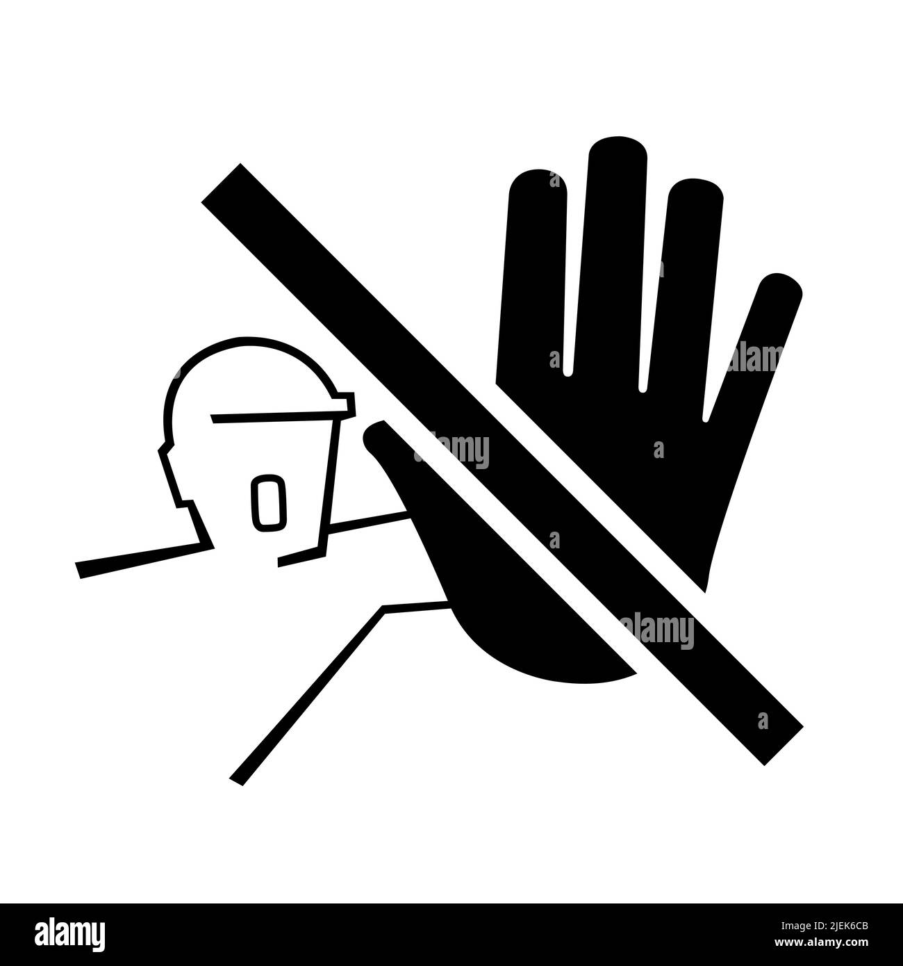 Do Not Enter Symbol Black Do Not Entry Symbol Sign Isolate On White