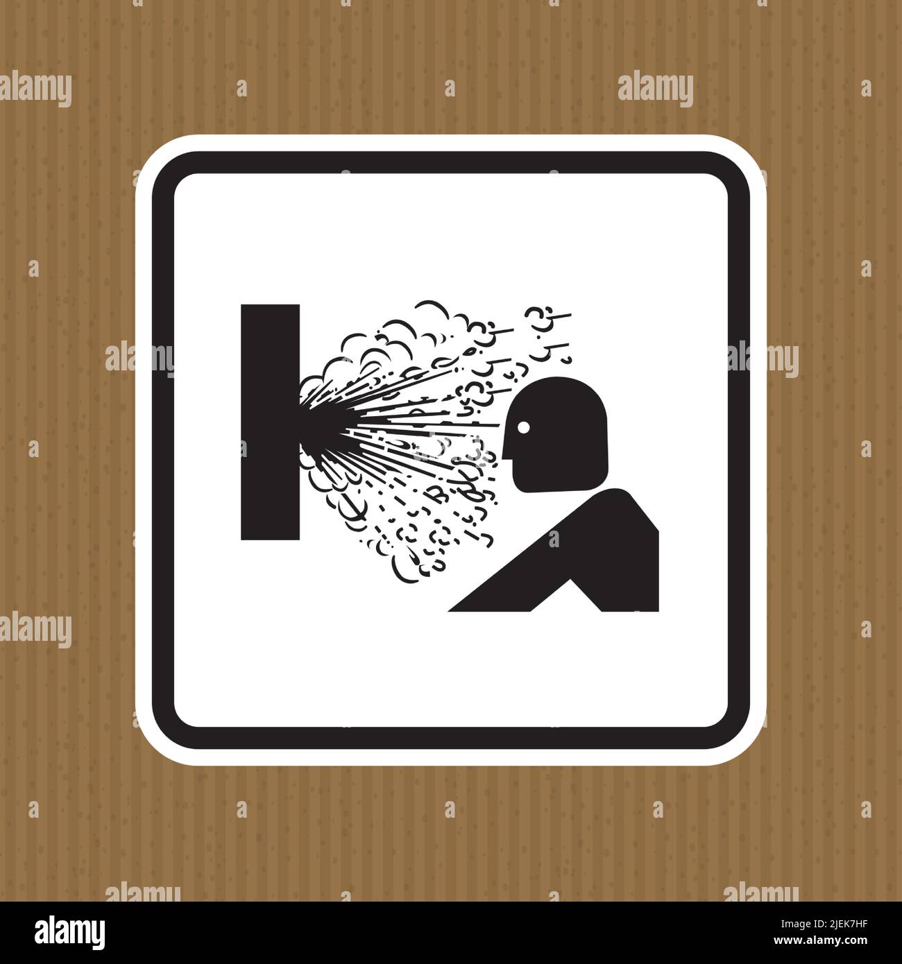 Explosion Release of Pressure Symbol Sign Isolate on White Background ...