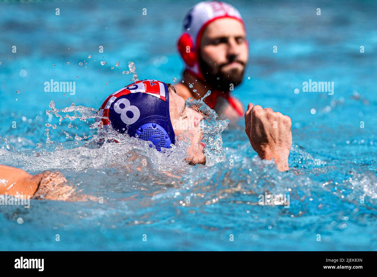 BUDAPEST, HUNGARY - JUNE 27: Marko Zuvela of Croatia during the FINA ...