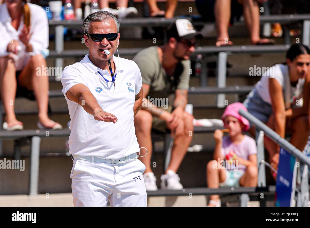 BUDAPEST, HUNGARY - JUNE 27: Referee Boris Margeta during the FINA ...