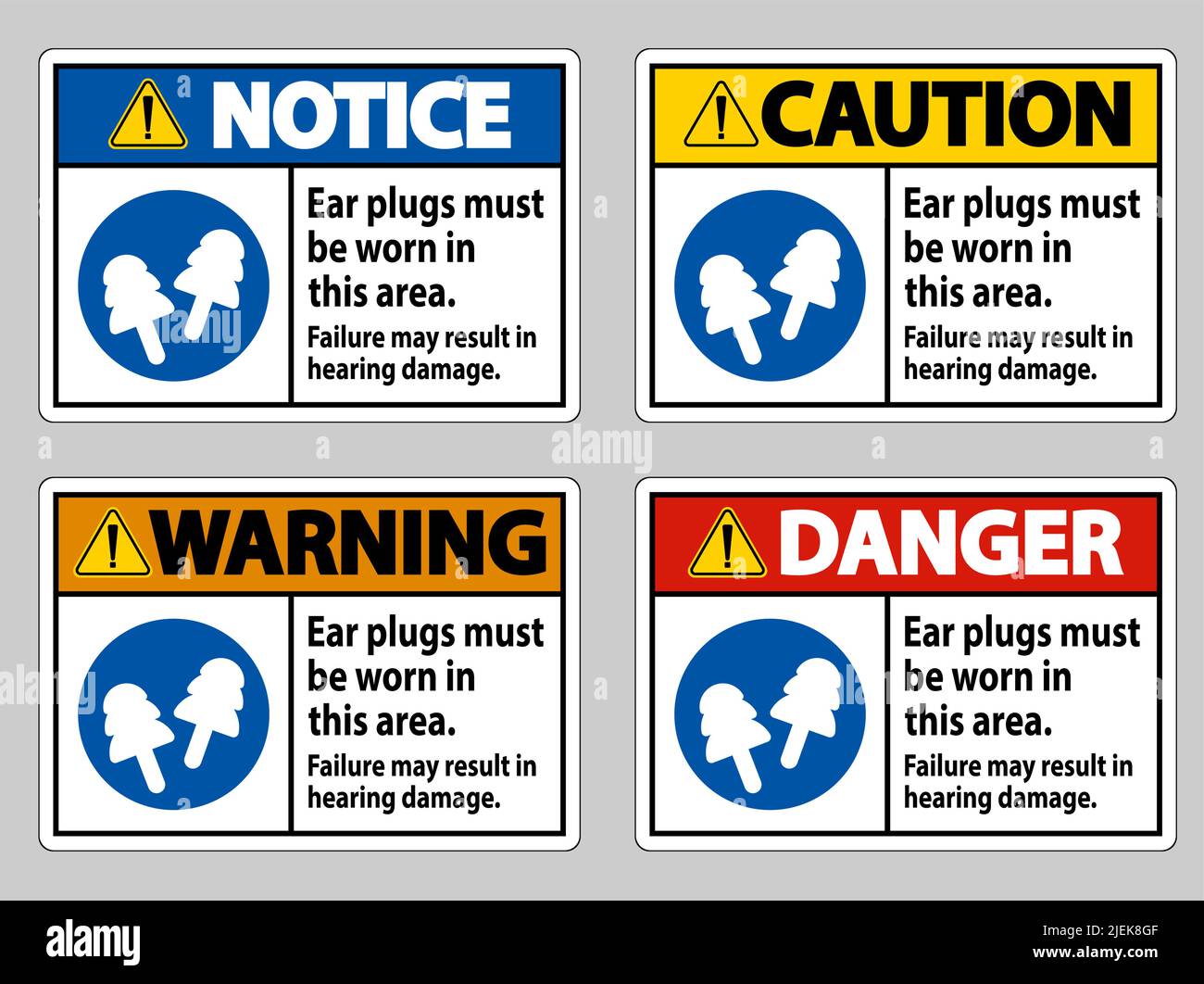 Ear Plugs Must Be Worn In This Area, Failure May Result In Hearing ...