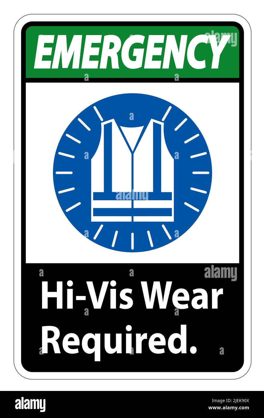 Safety hi vis icon Stock Vector Images - Alamy