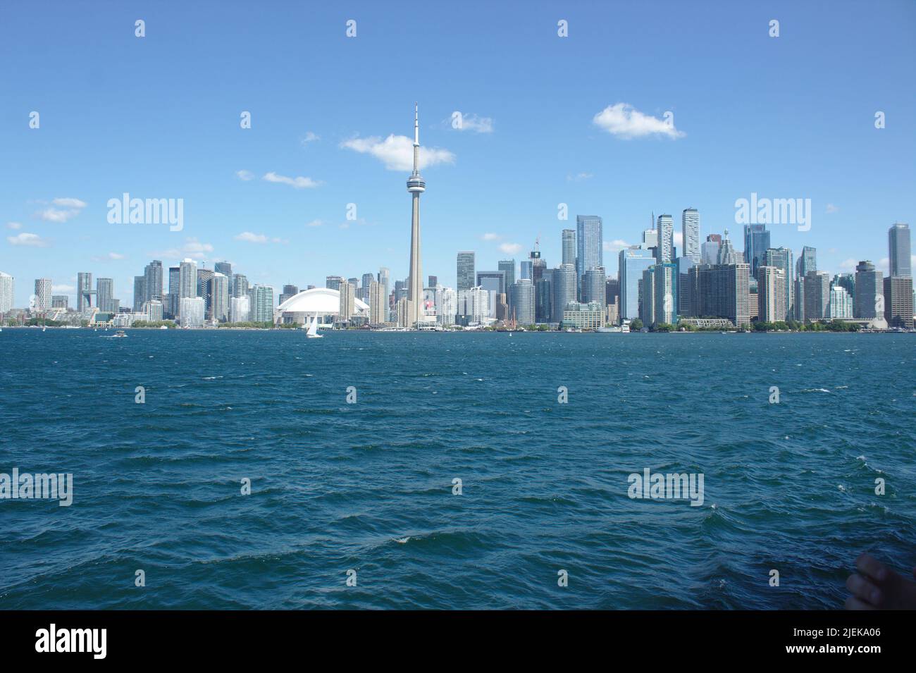 Toronto skyline from the Islands Stock Photo - Alamy