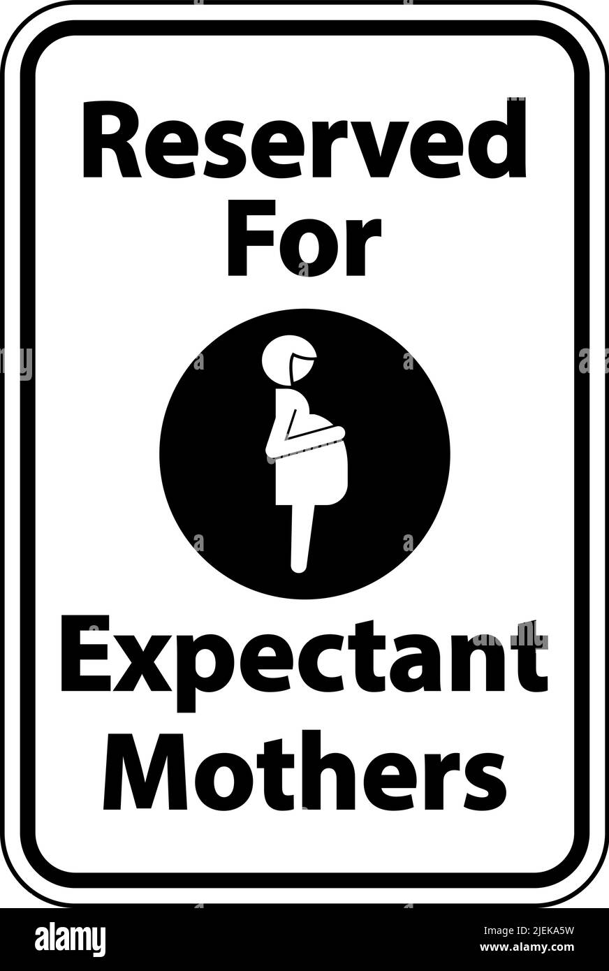 Sign expectant mothers Stock Vector Images - Alamy
