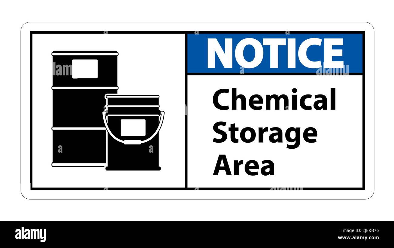 Chemical Storage Symbol Sign Isolate on White Background Stock Vector ...