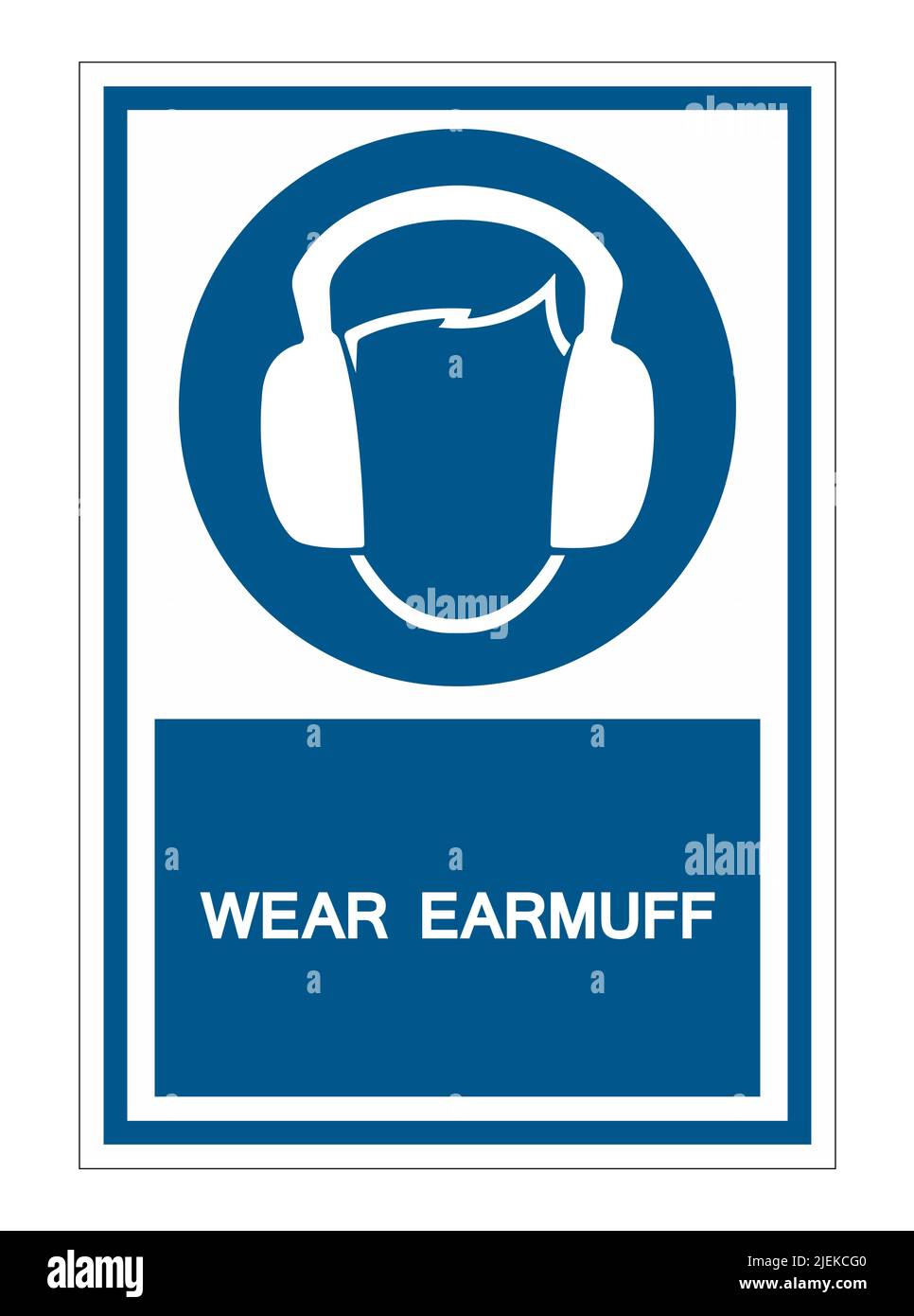 Symbol Wear Ear muff sign Isolate On White Background,Vector ...