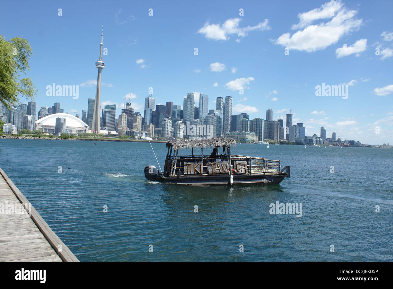 Toronto skyline from the Islands Stock Photo - Alamy