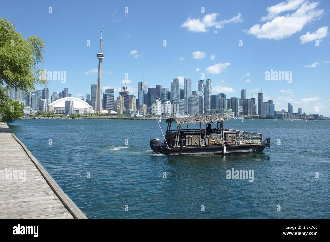 Toronto skyline from the Islands Stock Photo - Alamy