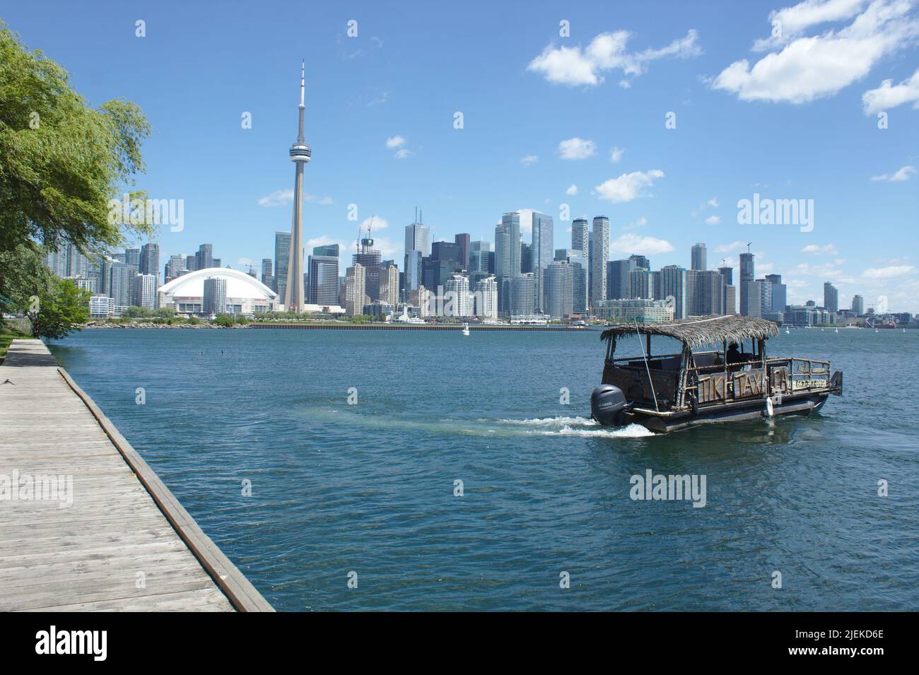 Toronto skyline from the Islands Stock Photo - Alamy