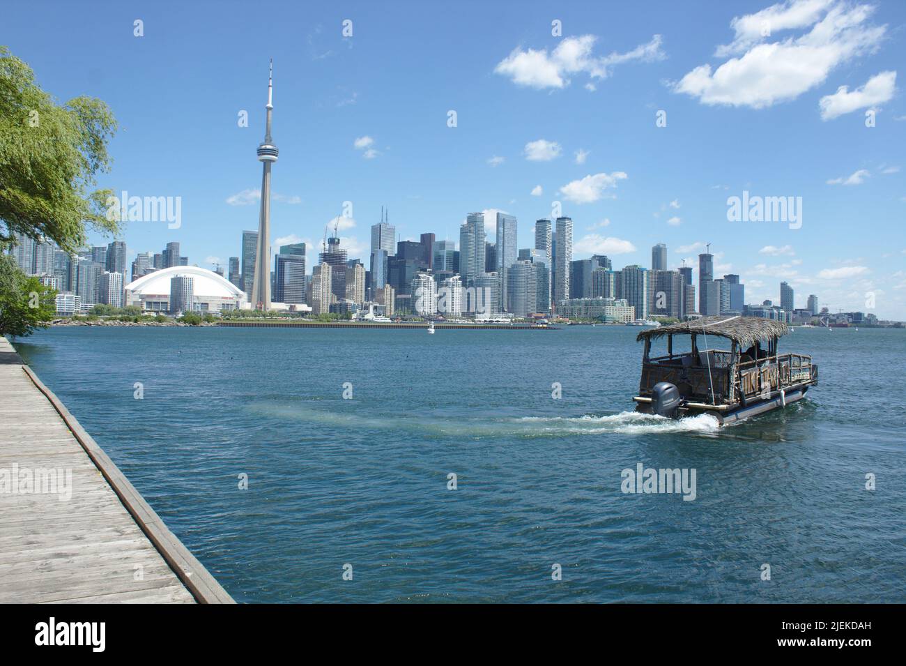 Toronto skyline from the Islands Stock Photo - Alamy