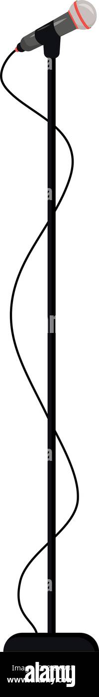 Cartoon microphone stand hi-res stock photography and images - Alamy