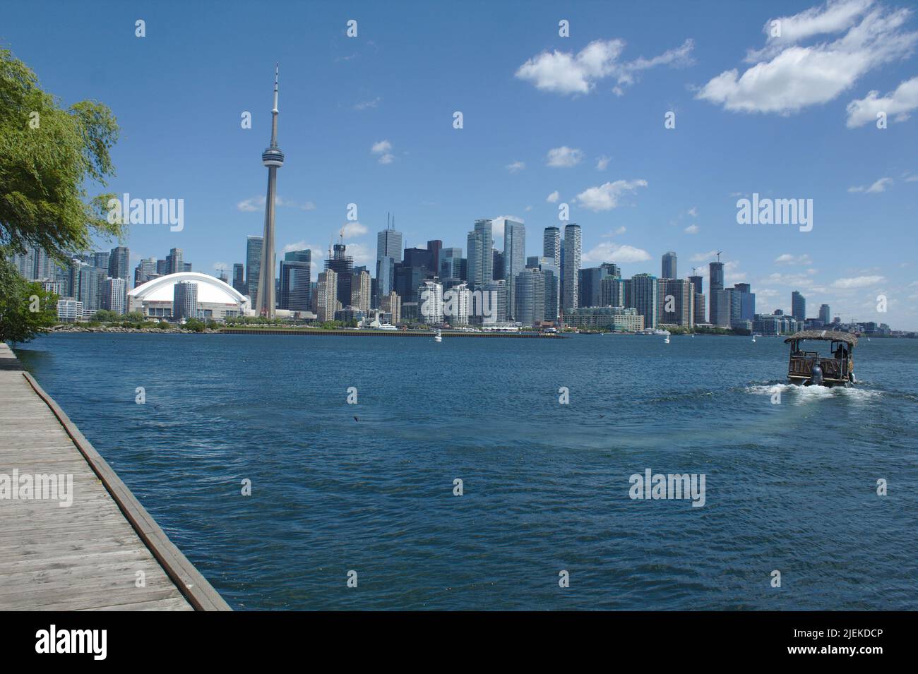 Toronto skyline from the Islands Stock Photo - Alamy