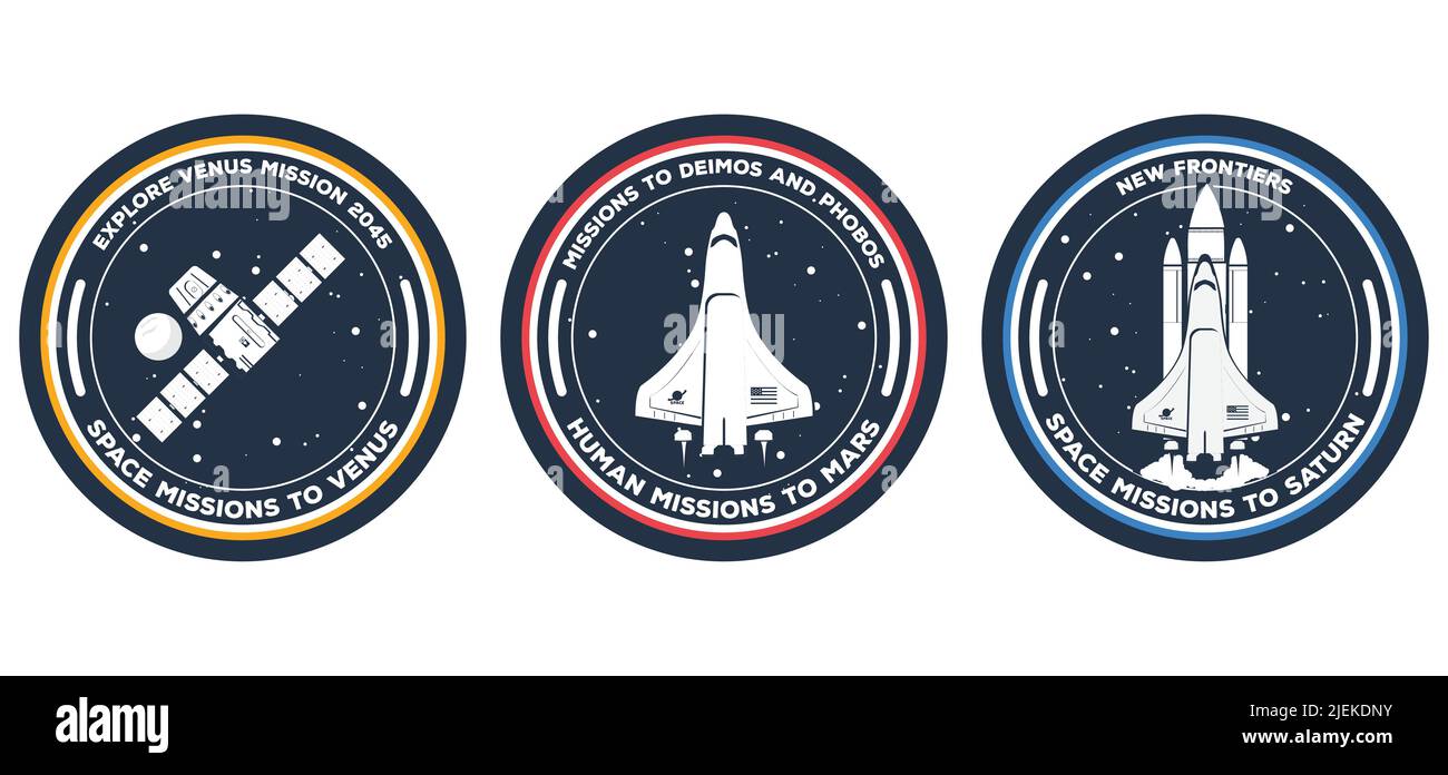 Wheelock Mission Patches Nasa