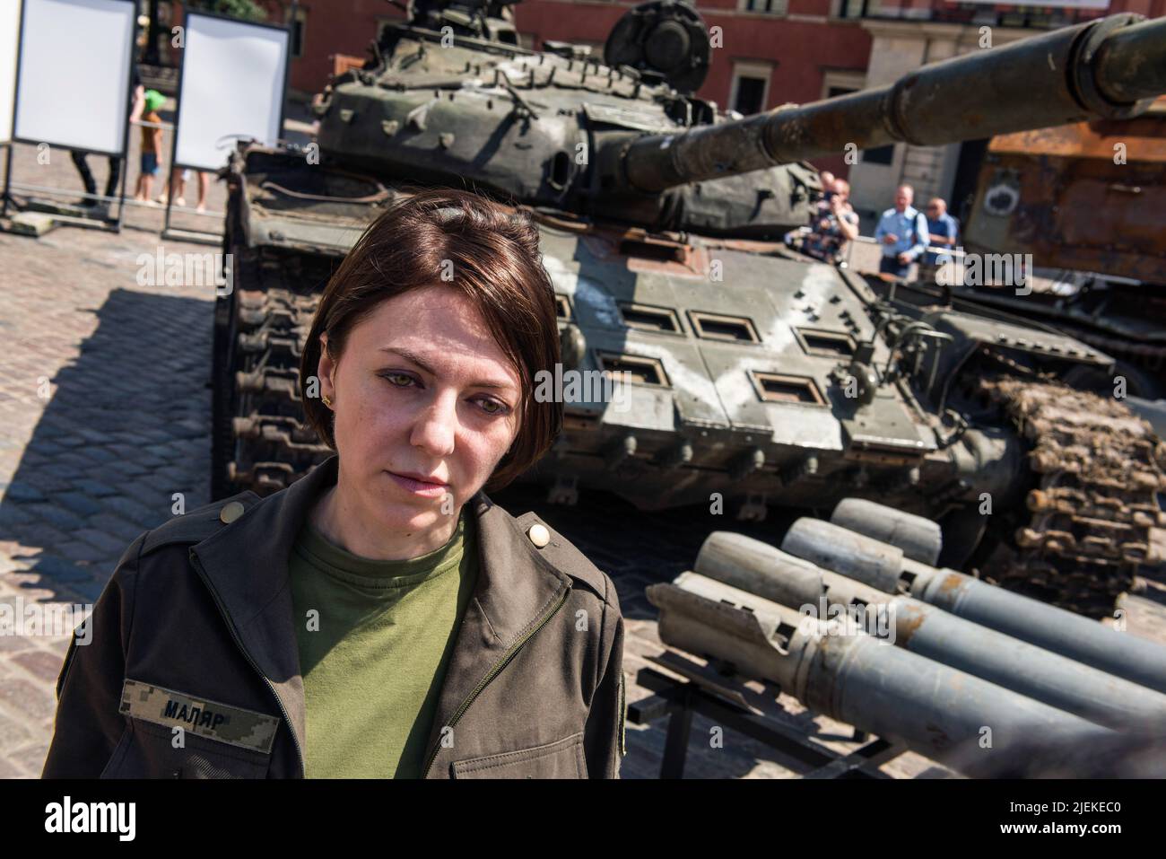 Warsaw, Poland. 27th June, 2022. Deputy Minister of Defense of Ukraine ...