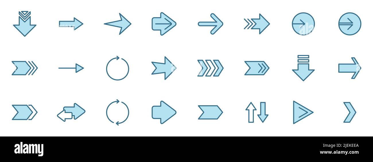 Circle of arrows different colors Stock Vector Images - Alamy