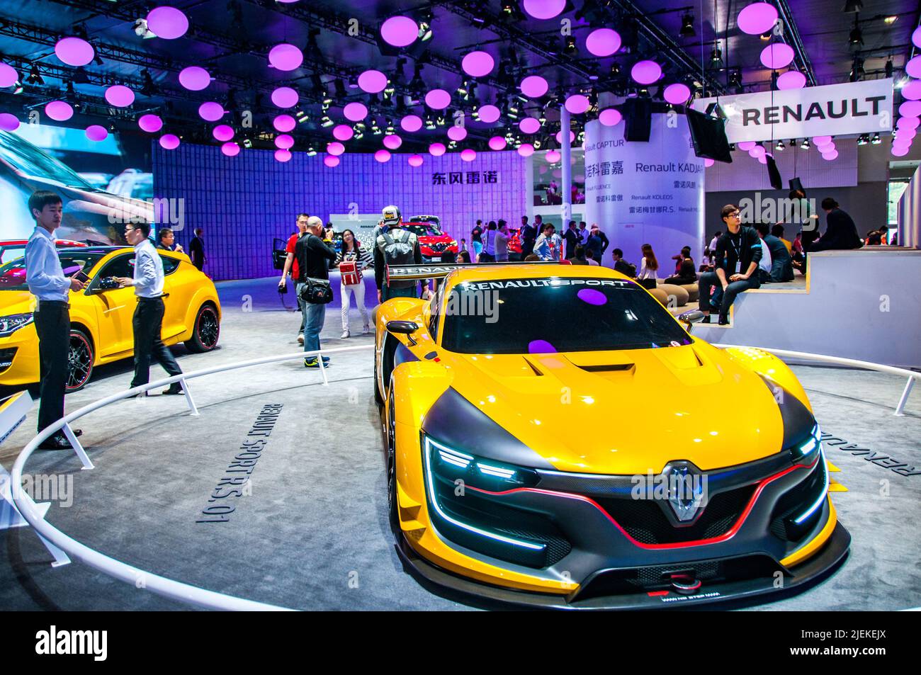 The Renault stand at the 2015 Guangzhou Auto Show showing the Renault ...