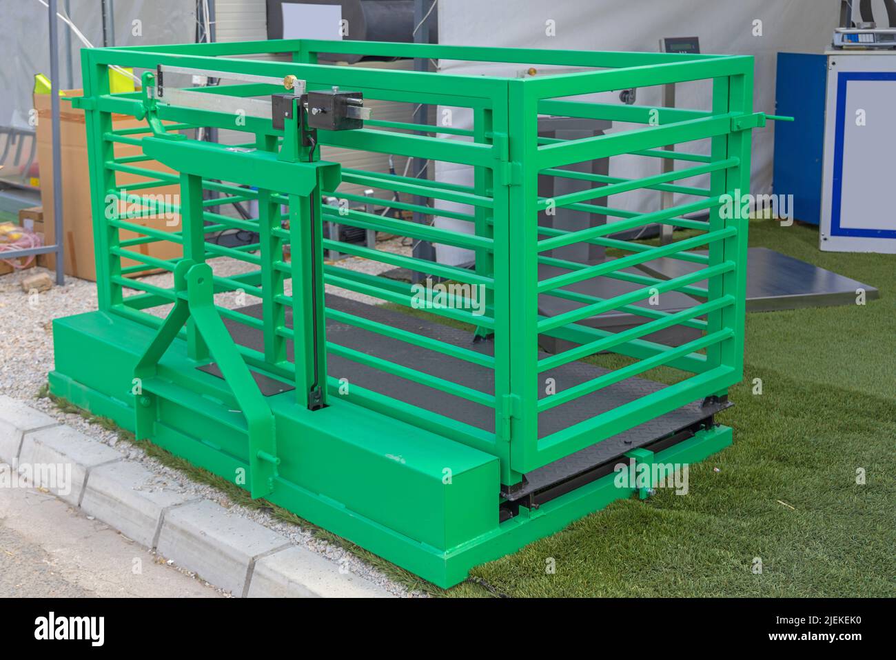 Balance Beam Sliding Scale Measuring Mass Weight Farm Equipment Stock ...