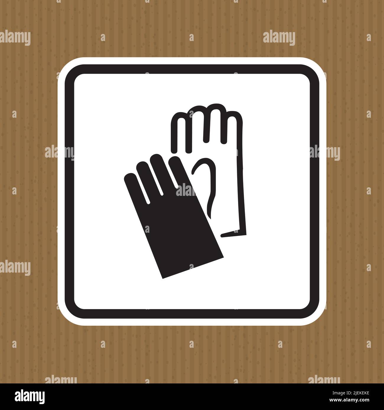 Male leather glove Stock Vector Images - Alamy