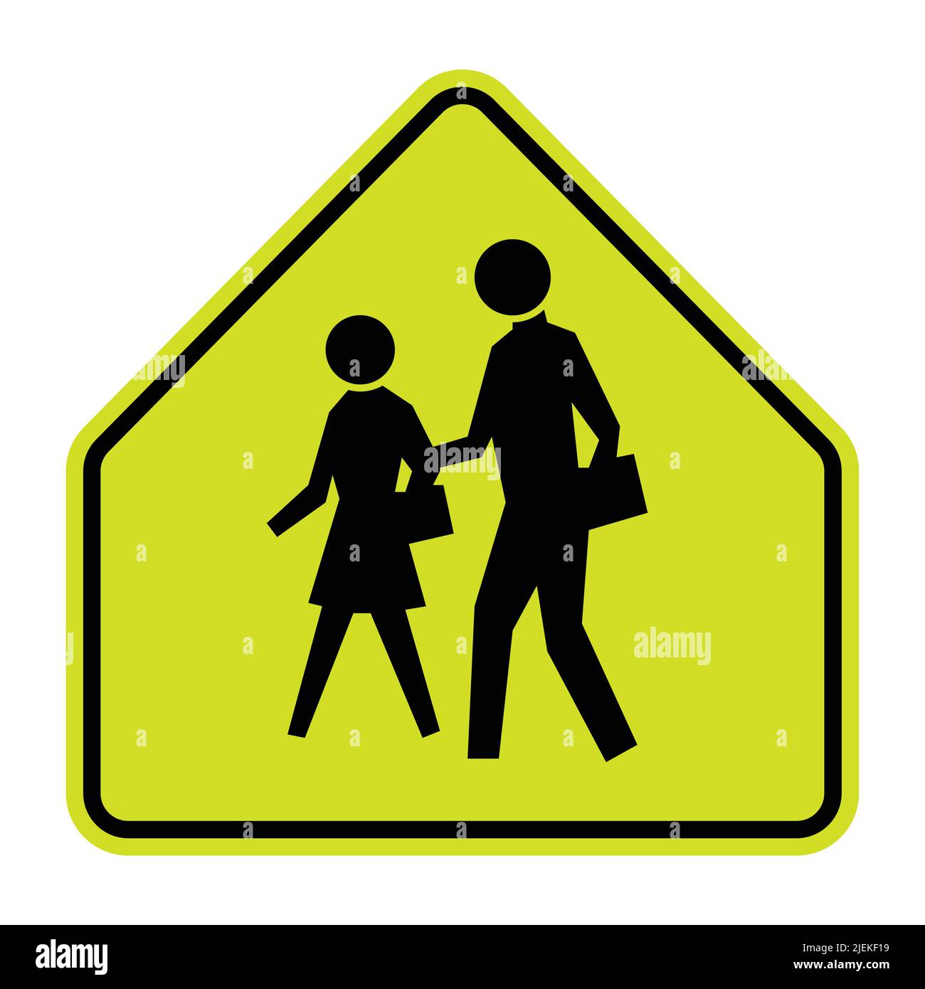 School Zone Sign on white background,vector illustration Stock Vector ...