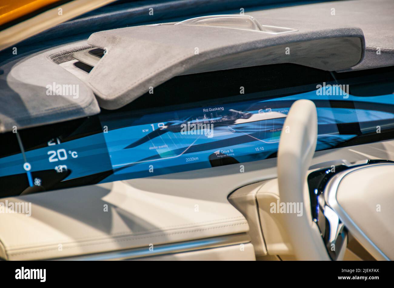 Roewe Vision-R on display at the 2015 Guangzhou Auto Show Stock Photo ...