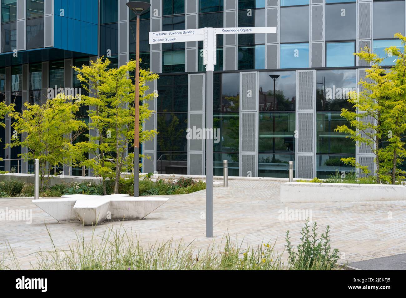 Signpost at Newcastle Helix science park, by Science Square and ...