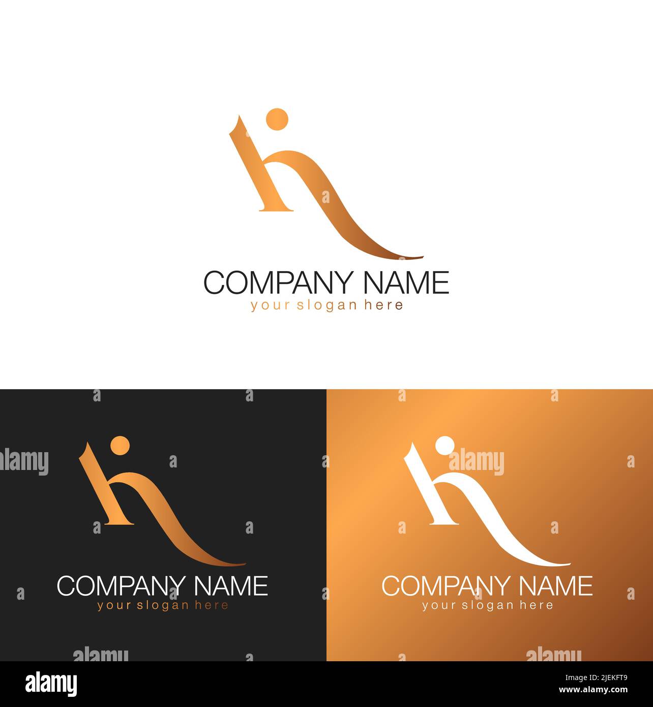 K letter monogram. Elegant luxury K logo. Calligraphic style. Corporate ...