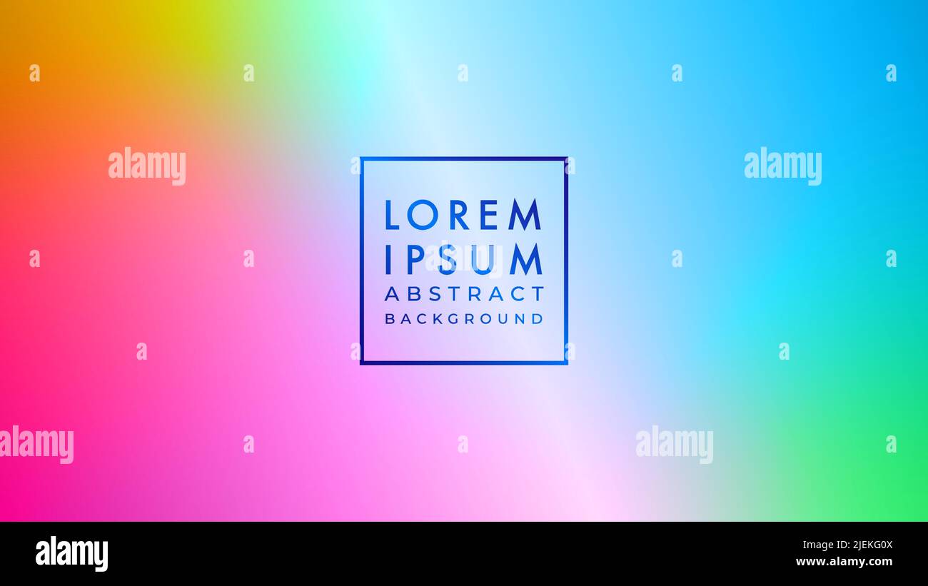 Smooth rainbow gradient. Multicolor background design template Stock ...