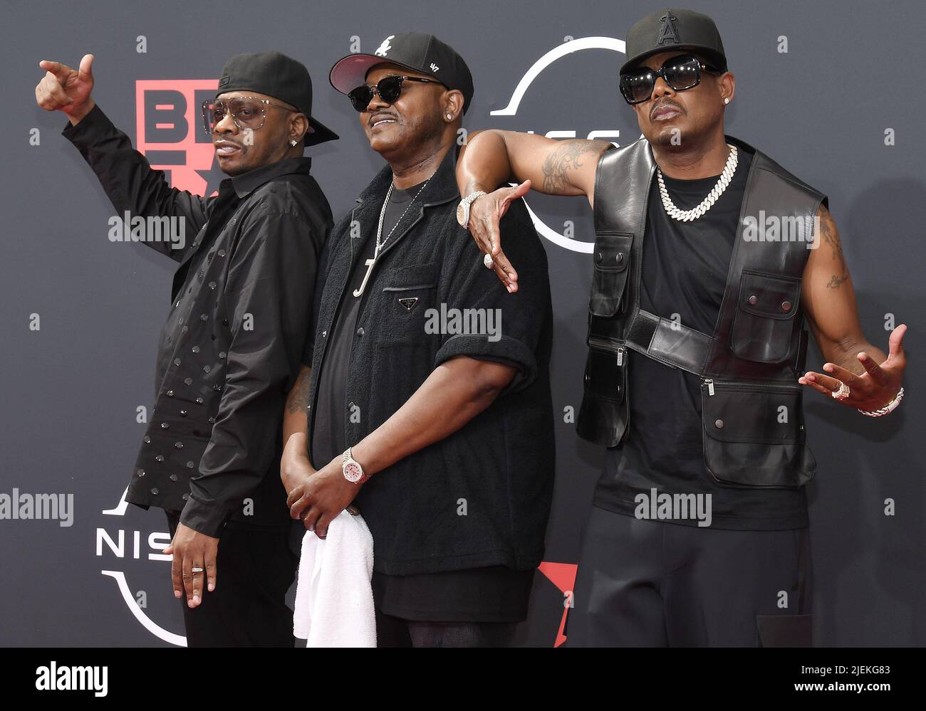 (L-R) JODECI - DeVante Swing, Joel Hailey and K-Ci at the BET Awards ...
