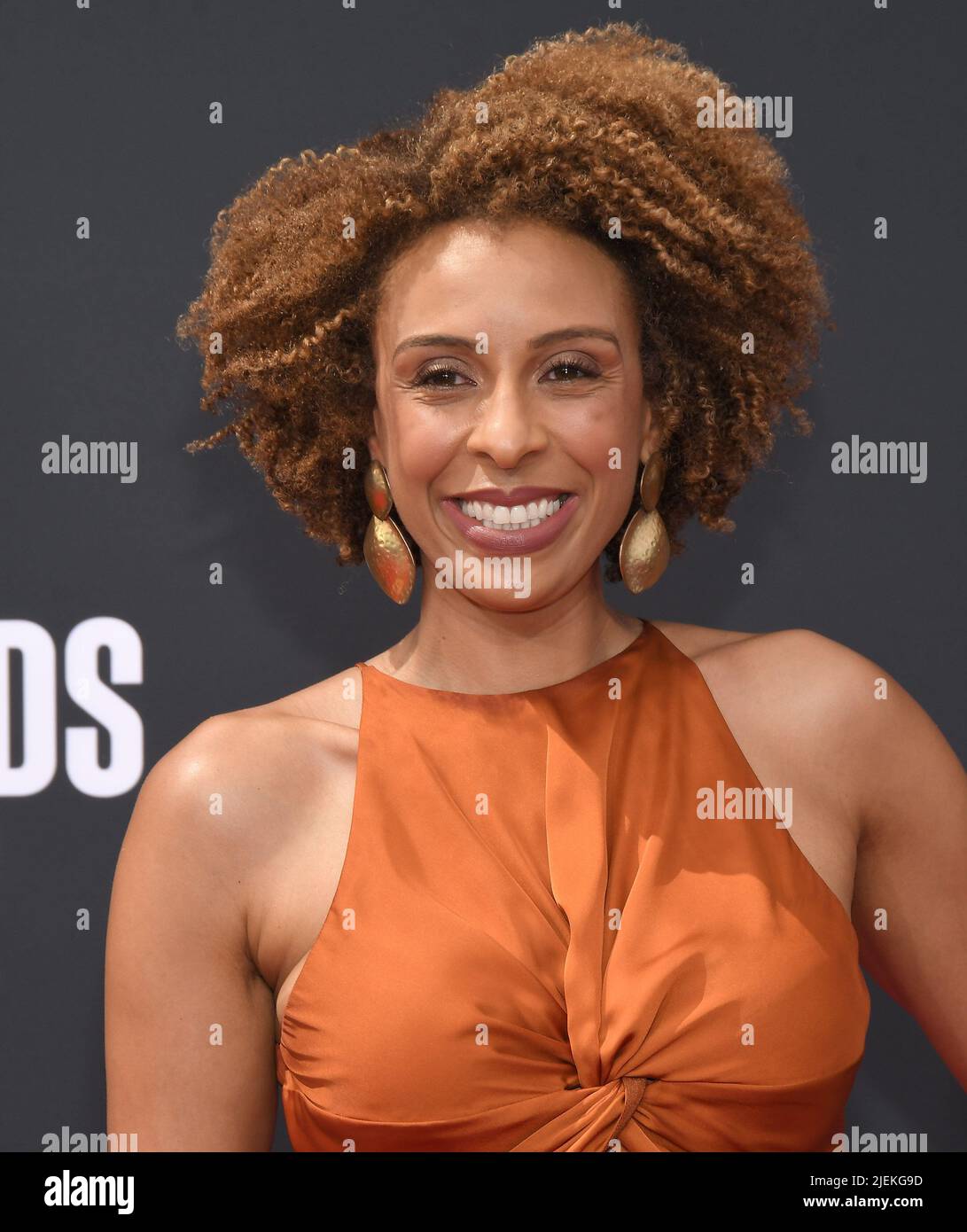 Tami Jordan arrives at the BET Awards 2022 held at the Microsoft ...