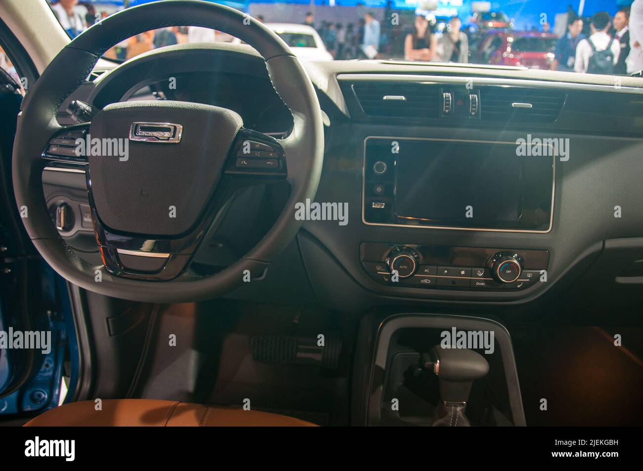 Qoros 5 on display at the 2015 Guangzhou Auto Show Stock Photo - Alamy