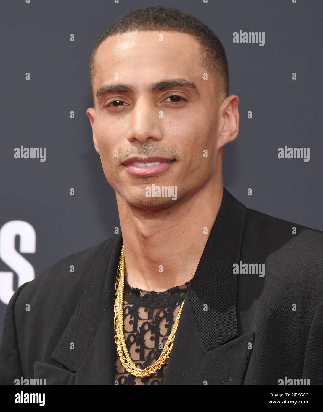 Mahdi Cocci arrives at the BET Awards 2022 held at the Microsoft ...